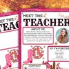 Meet the Teacher | Teacher Template | Flyer Western Theme | Teacher ...
