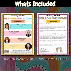 Funky Themed Editable PTA / PTO Bundle Includes Recruitment Flyers ...