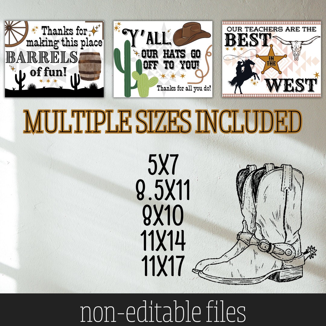 Teacher and Staff Appreciation Week Theme Poster Printable, PTA PTO ...