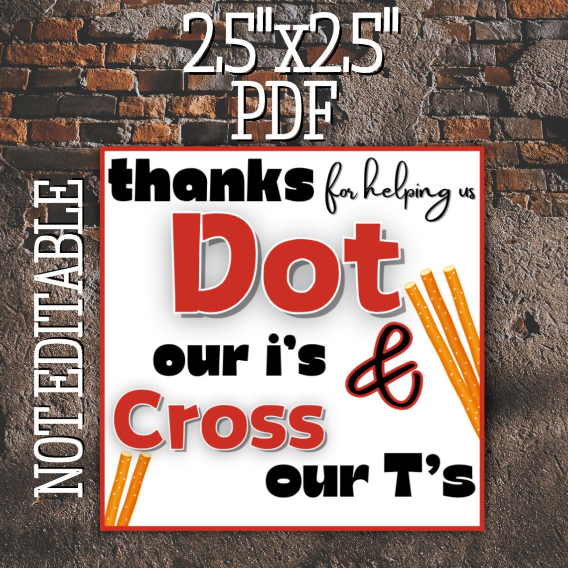 Snack Treat Tags for Employee, Teacher, Nurse Appreciation. Dots ...