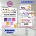 Teacher Staff Appreciation Week Theme Flyer Posters Eras Theme Bundle ...