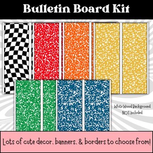 Back to School Bulletin Board Kit | Retro 90's Theme | Classroom Decor ...