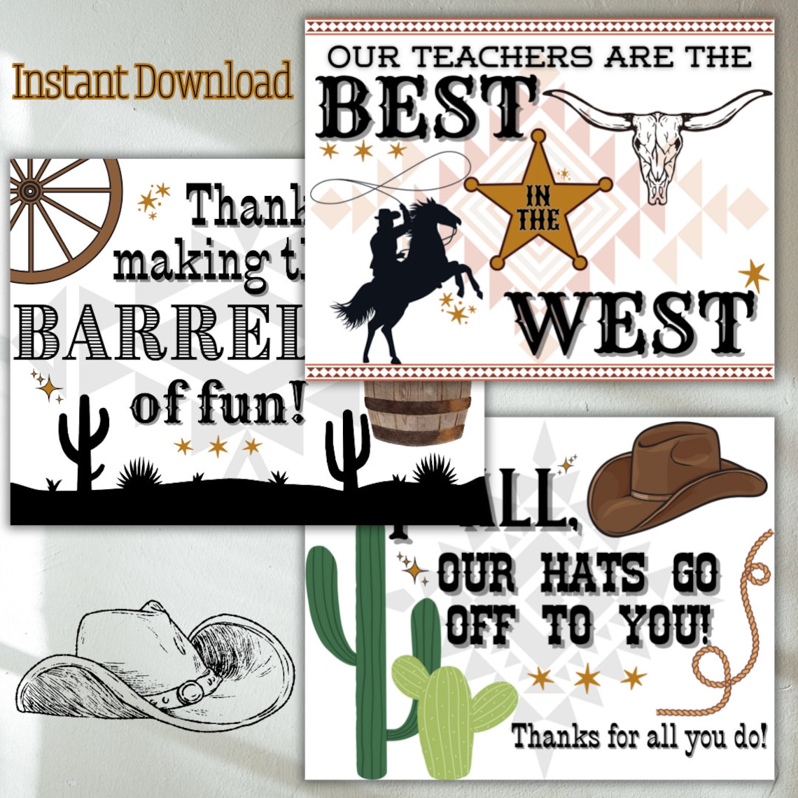 Teacher and Staff Appreciation Week Theme Poster Printable, PTA PTO ...