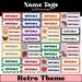 Student Desk Name Labels, Editable Classroom Printables, Student Name ...
