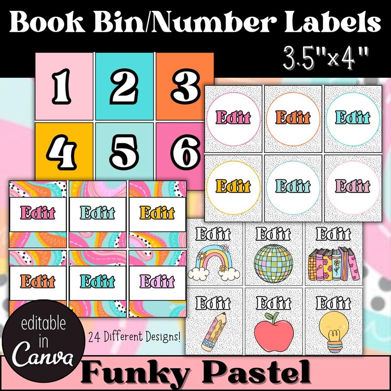 Student Desk Name Labels, Editable Classroom Printables, Student Name ...