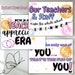 Teacher and Staff Appreciation Week Theme Poster Printable, PTA PTO ...