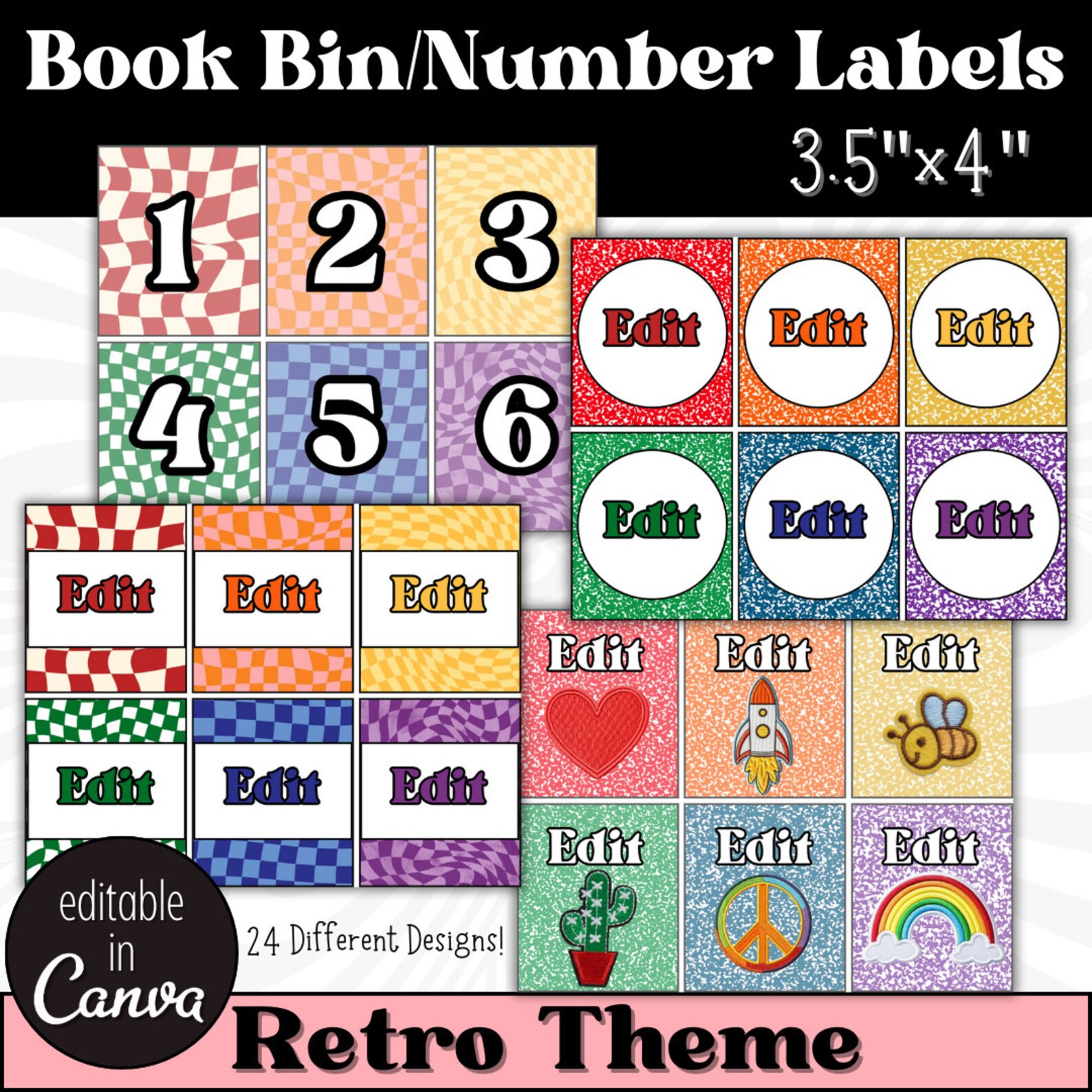 Student Desk Name Labels, Editable Classroom Printables, Student Name ...