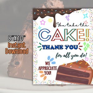 Oreo Appreciation, Teacher and Staff Appreciation Sign, INSTANT ...