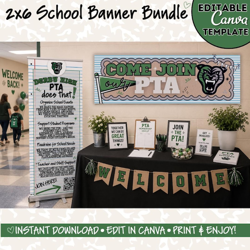 School Open House Banners - Etsy
