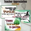 Teacher and Staff Appreciation Week Theme Flyer, Editable Canva ...