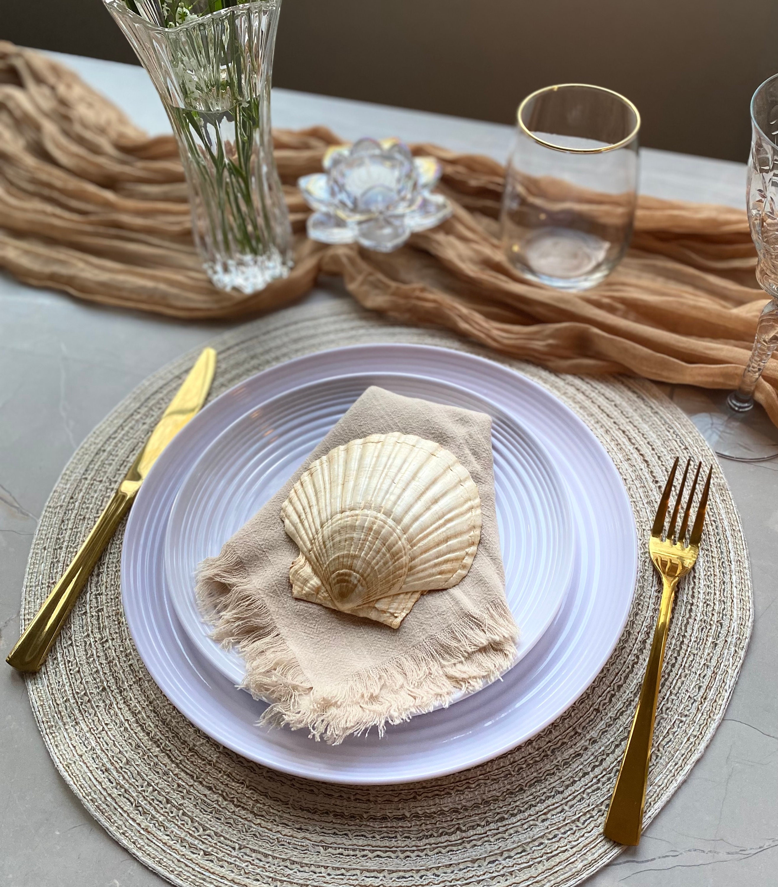 Scallop Shell Place Cards, Wedding Place Cards With Custom Names - Etsy
