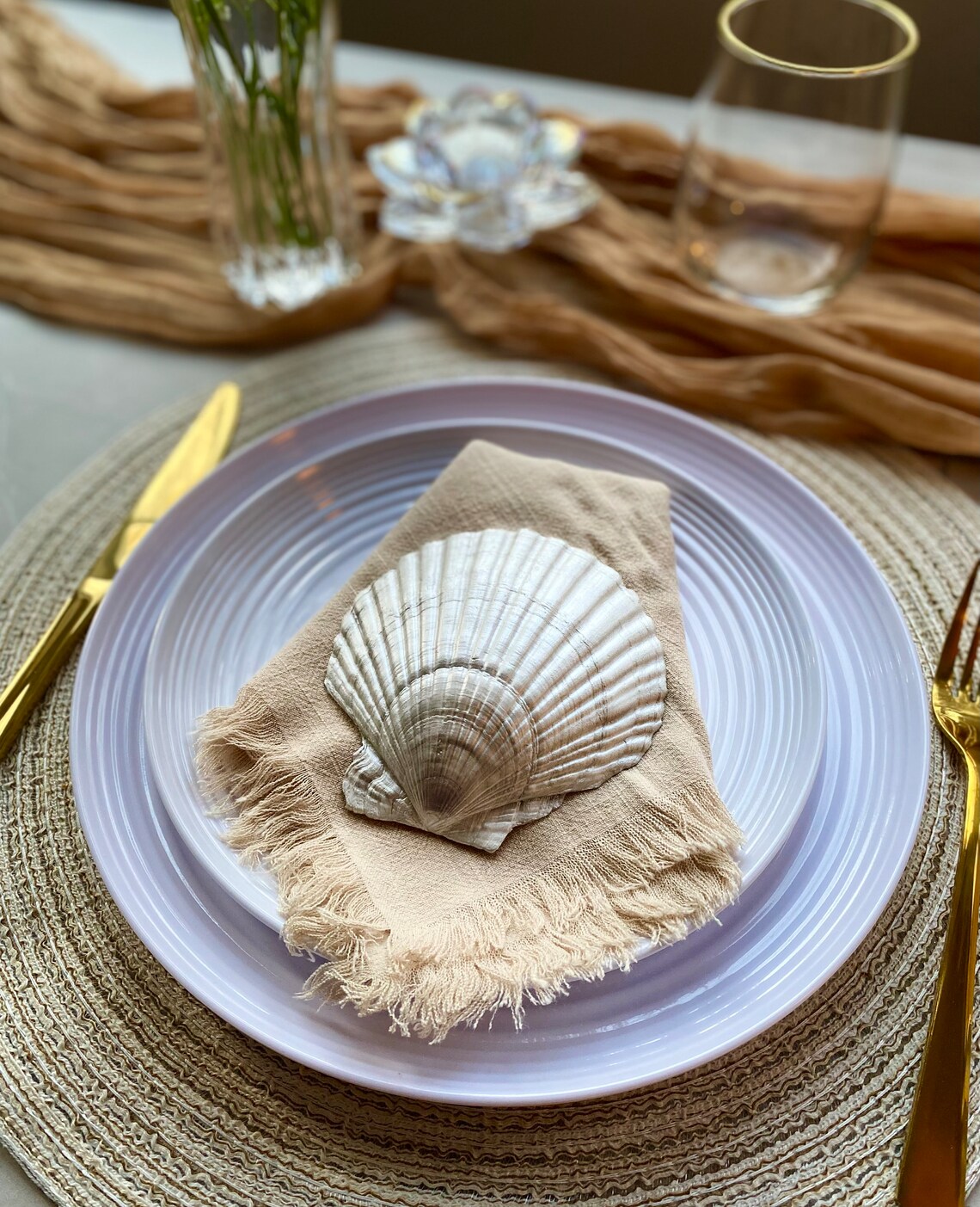 Scallop Shell Place Cards, Wedding Place Cards With Custom Names - Etsy