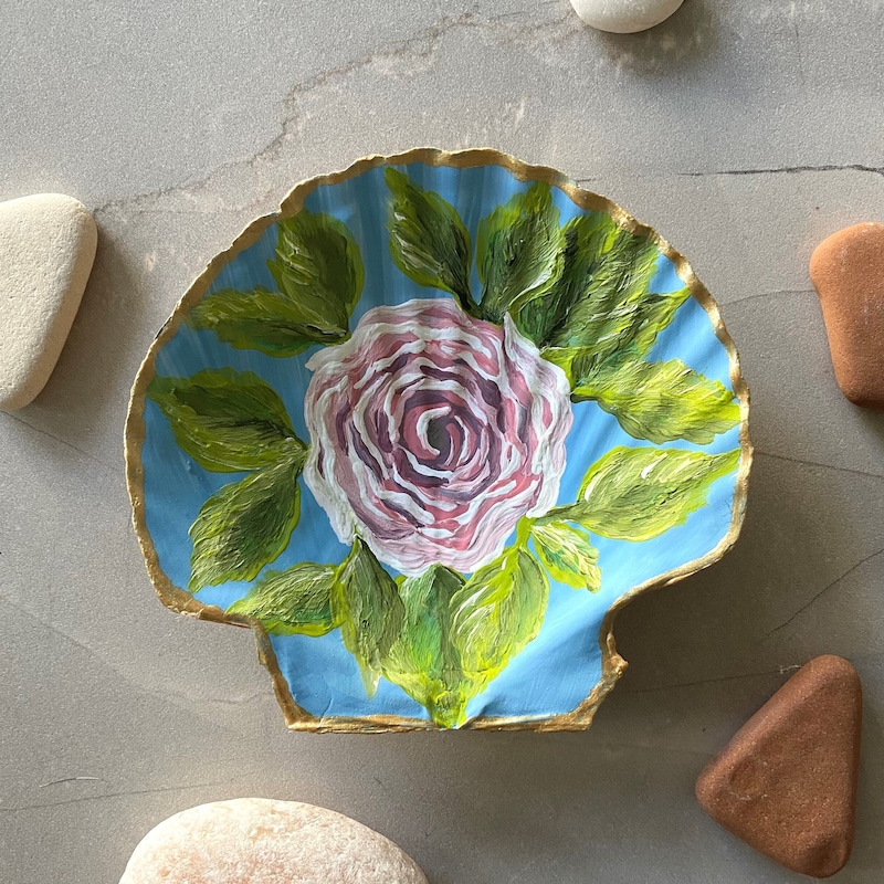Shell Flowers - Etsy