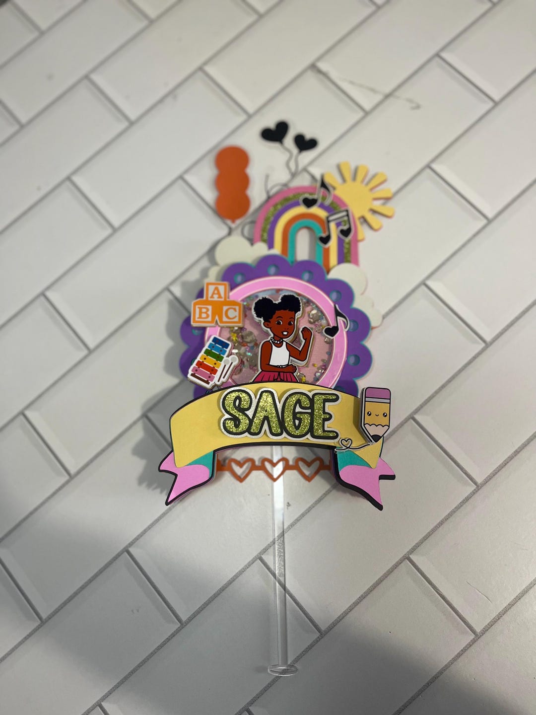 Gracie's Corner Cake Topper. Gracie's Corner Party Decor. - Etsy