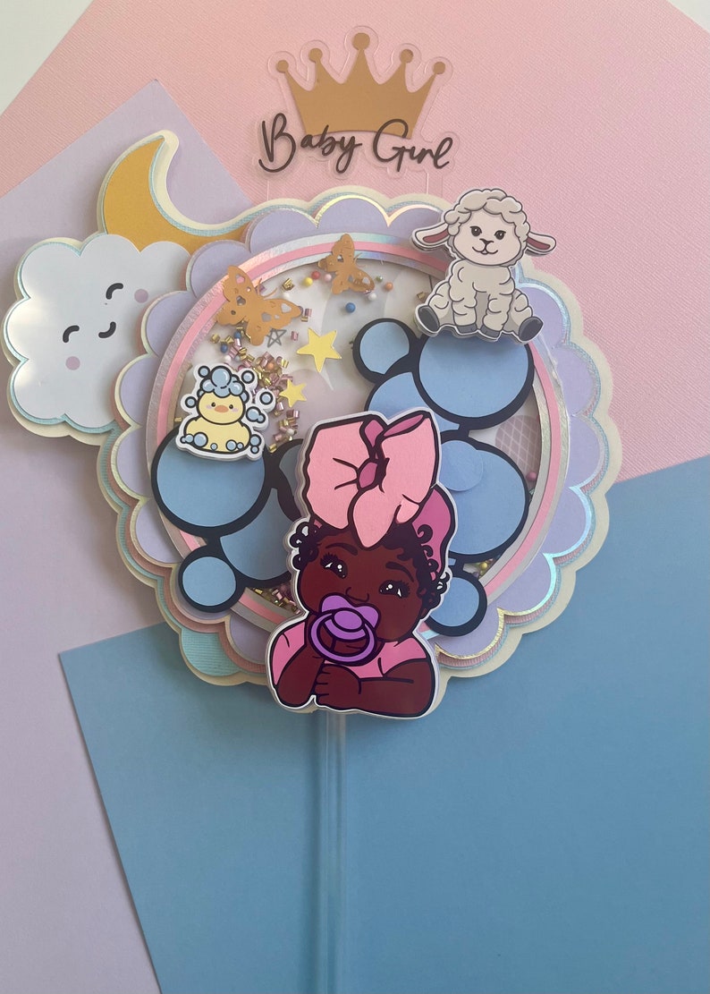 Angelic Baby Girl Cake Topper for Cake Baby Shower Christening First ...