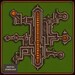 Video Game Pixel Art Temple Map, Retro 8 Bit Wall Decor, Nostalgic ...