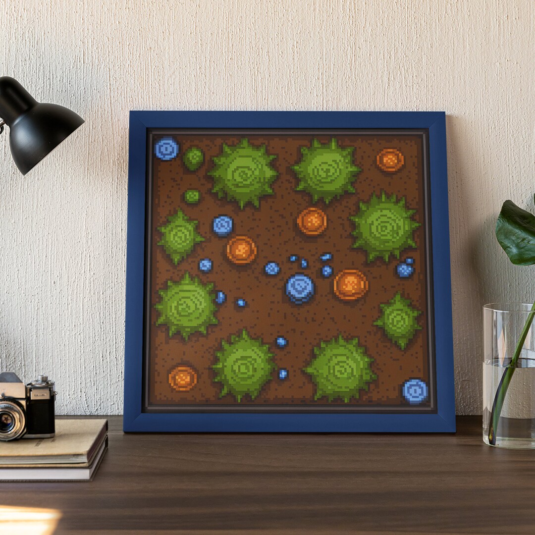 Video Game Pixel Art Alien Shapes, Retro 8 Bit Wall Decor, Nostalgic ...