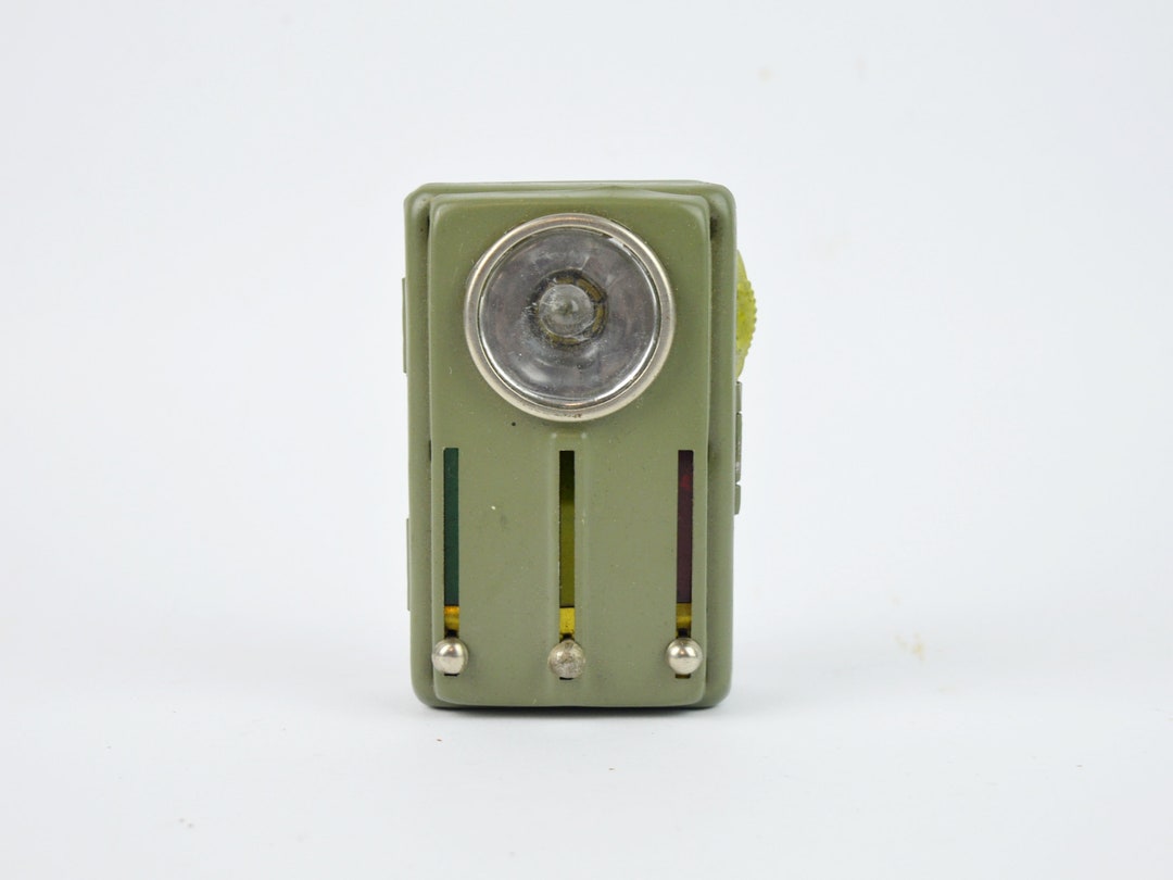 Vintage Green Signal Torch, Military Flashlight, Railway Torch, Pocket ...