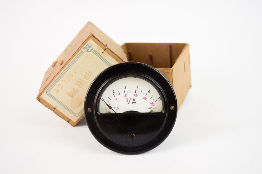 Vintage VA Meter, Vintage Volt-ampere Meter, Vintage Multimeter ...