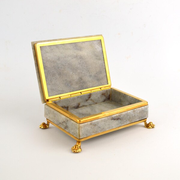 Small Marble Storage Box - Etsy