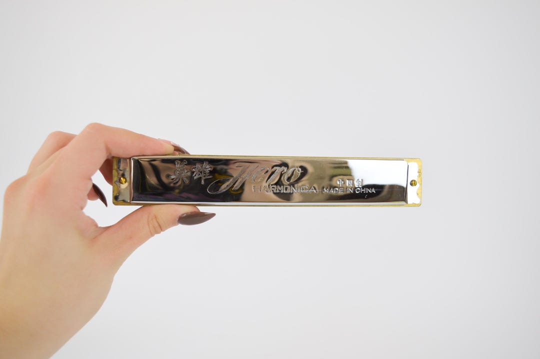 Vintage Hero Chinese Harmonica, Metal Harmonica, Pocket Musical ...