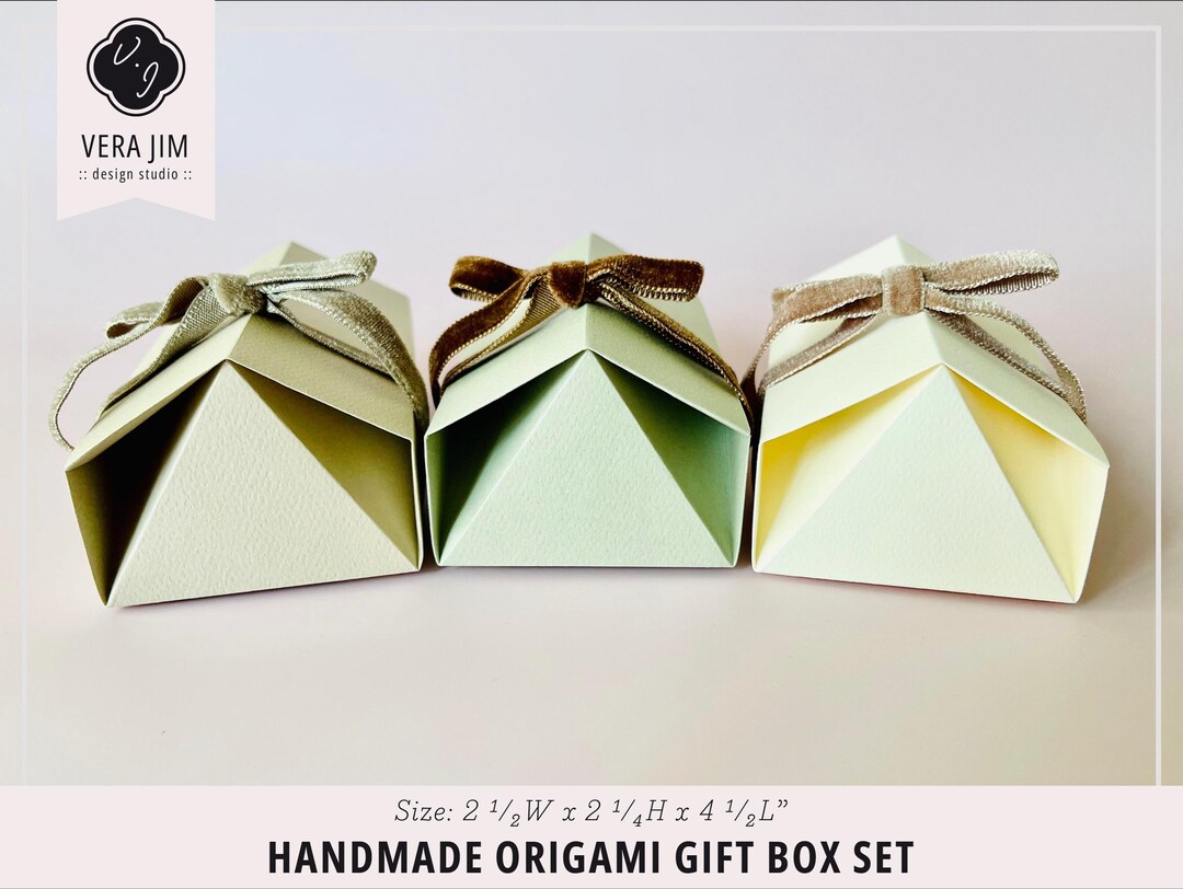 Handmade Origami Gift Box Set 01 | Favor Box | Wedding Supplies ...