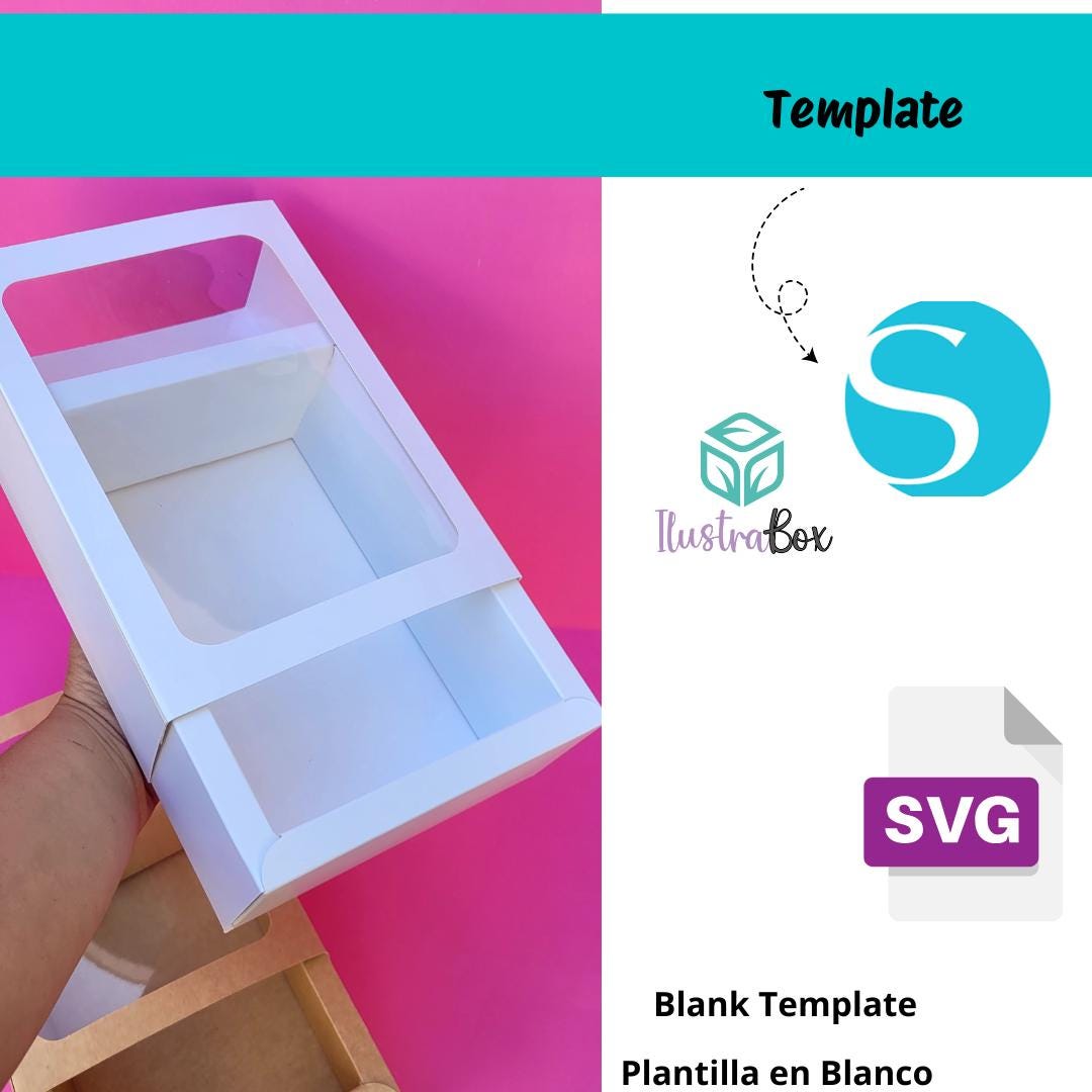 Box With Border and Slider - Etsy