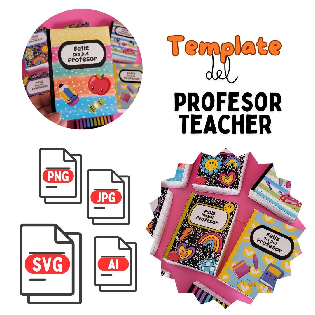 Template Notebook Type Boxes/printable - Etsy