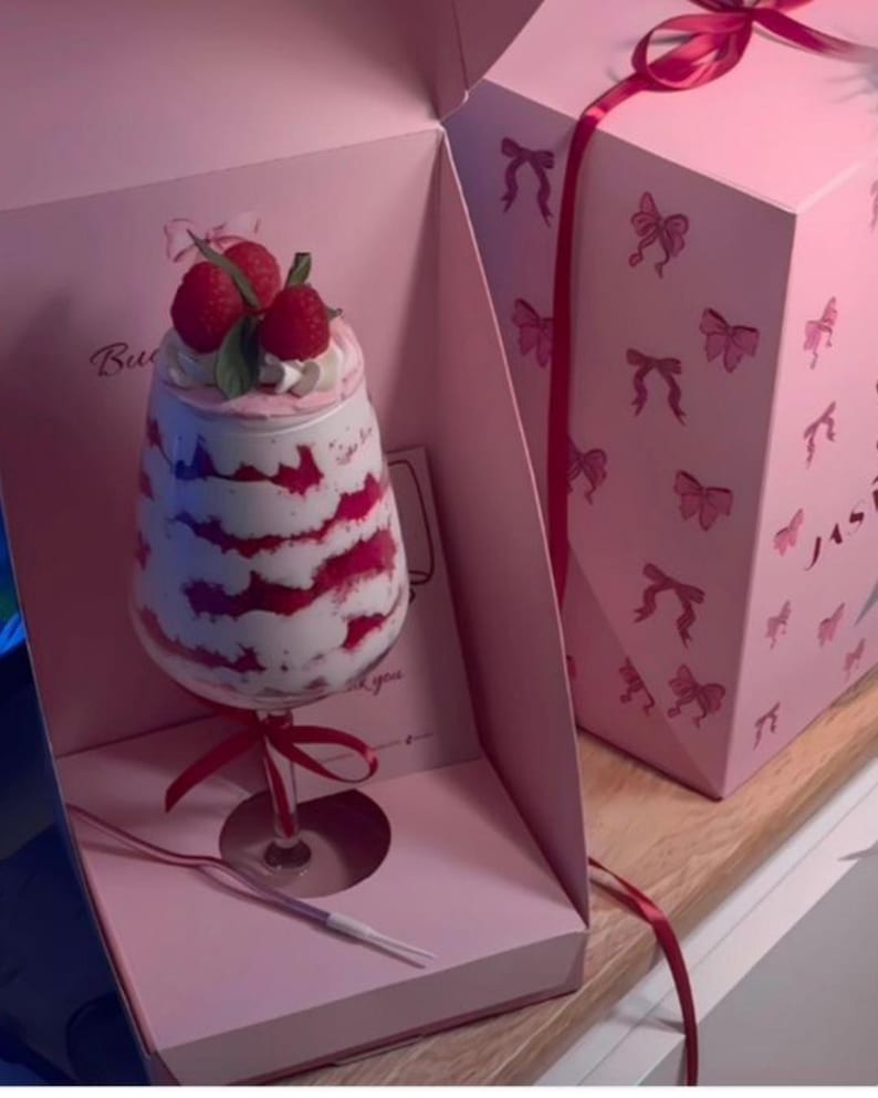 Cup box/caja para copa (Editable en Canva) - Etsy España