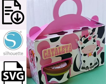 Play Doh Activity Box Template , SVG and DXF Template for Cricut and ...