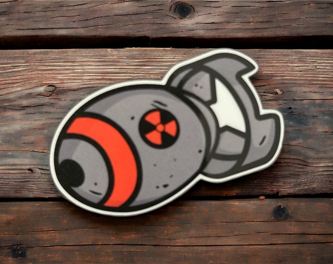 Nuke Radioactive Nuclear Radiation Warning Symbol Vinyl Decal Sticker ...