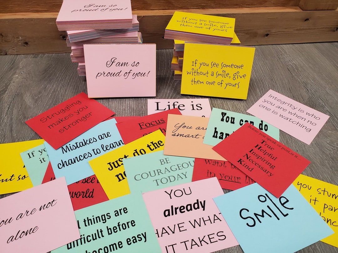 Smile Notes | Encouraging Messages | Lunchbox Notes | Random Acts of ...