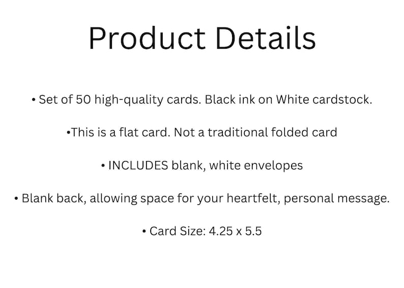 Personalized* Sympathy Thank You Cards, Funeral or Loss Acknowledgments ...