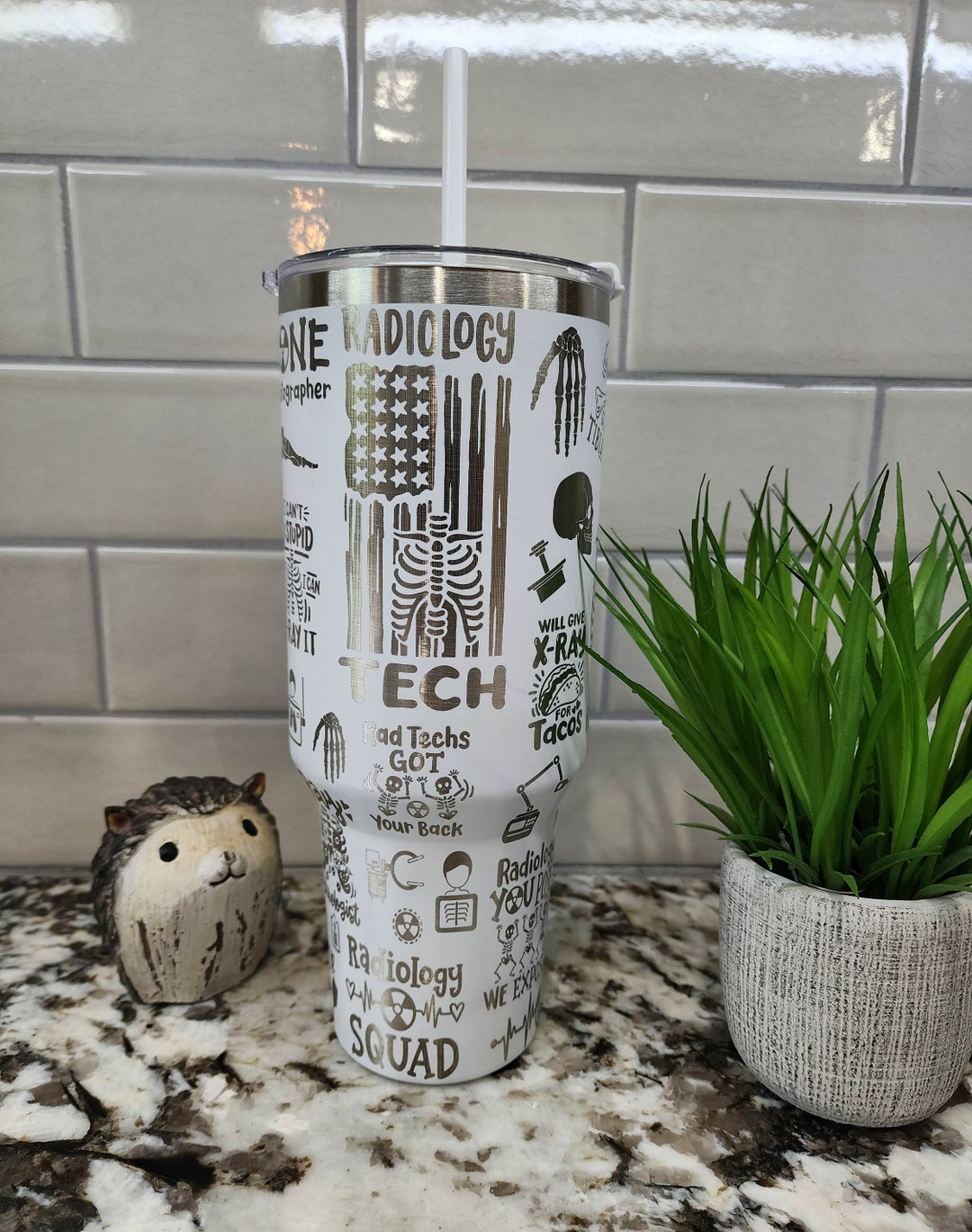 40oz Engraved Radiology X-ray Tumbler: scan & Sip Edition - Etsy