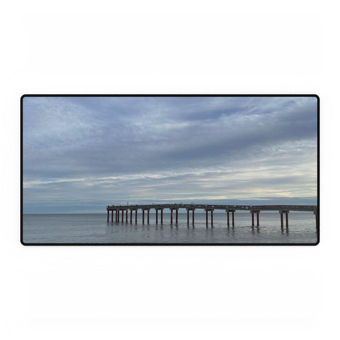 Ocean Pier Desk Mat - Etsy