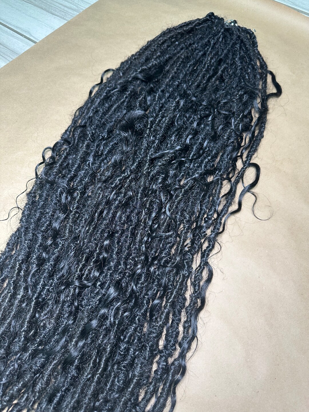 Boho Pre-made Locs With Human Hair Full Bundle - Etsy