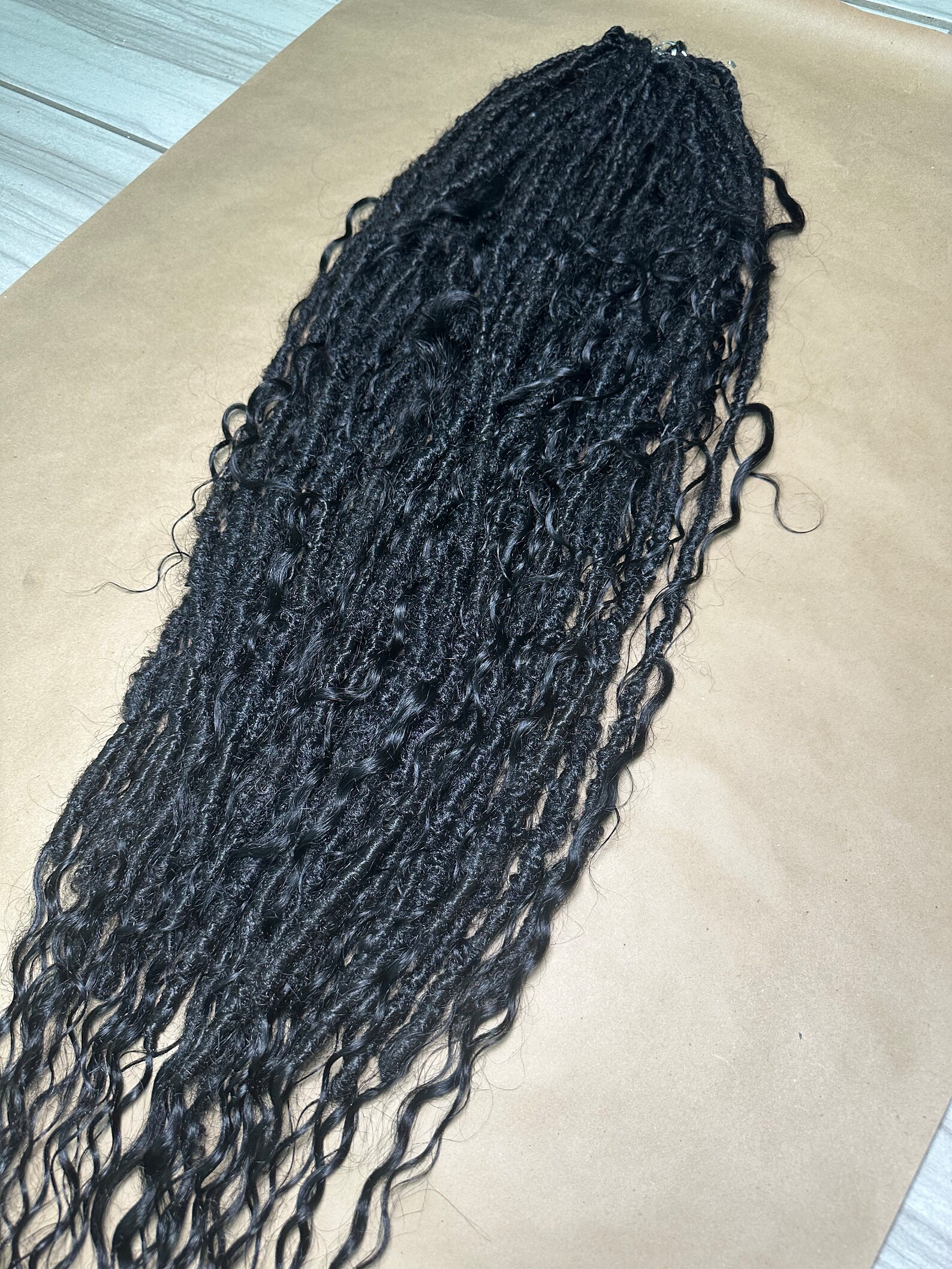 Boho Pre-made Locs With Human Hair - Etsy