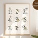 Kids Dinosaur Printable Bundle, Dinosaur Wall Art, Numbers Poster ...