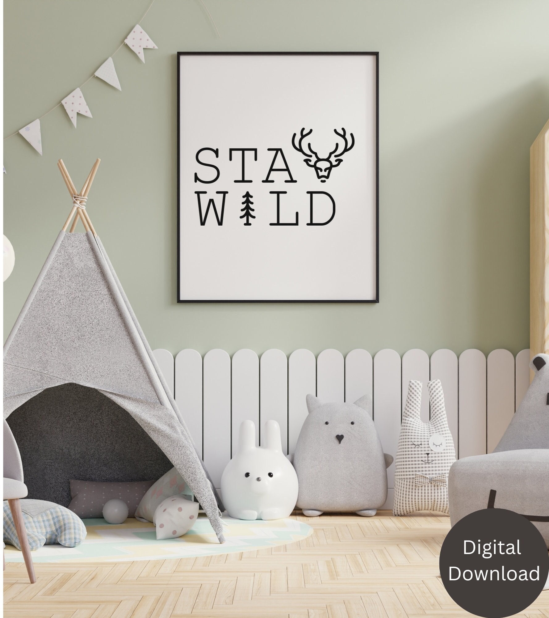 Gender Neutral Baby Art, Nursery Printable Set, Nursery Wall Art, Baby ...