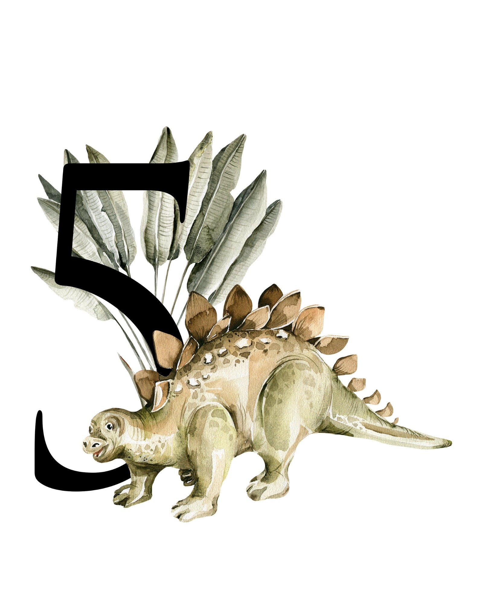 Kids Dinosaur Printable, Dinosaur Wall Art, Numbers Poster, Educational ...