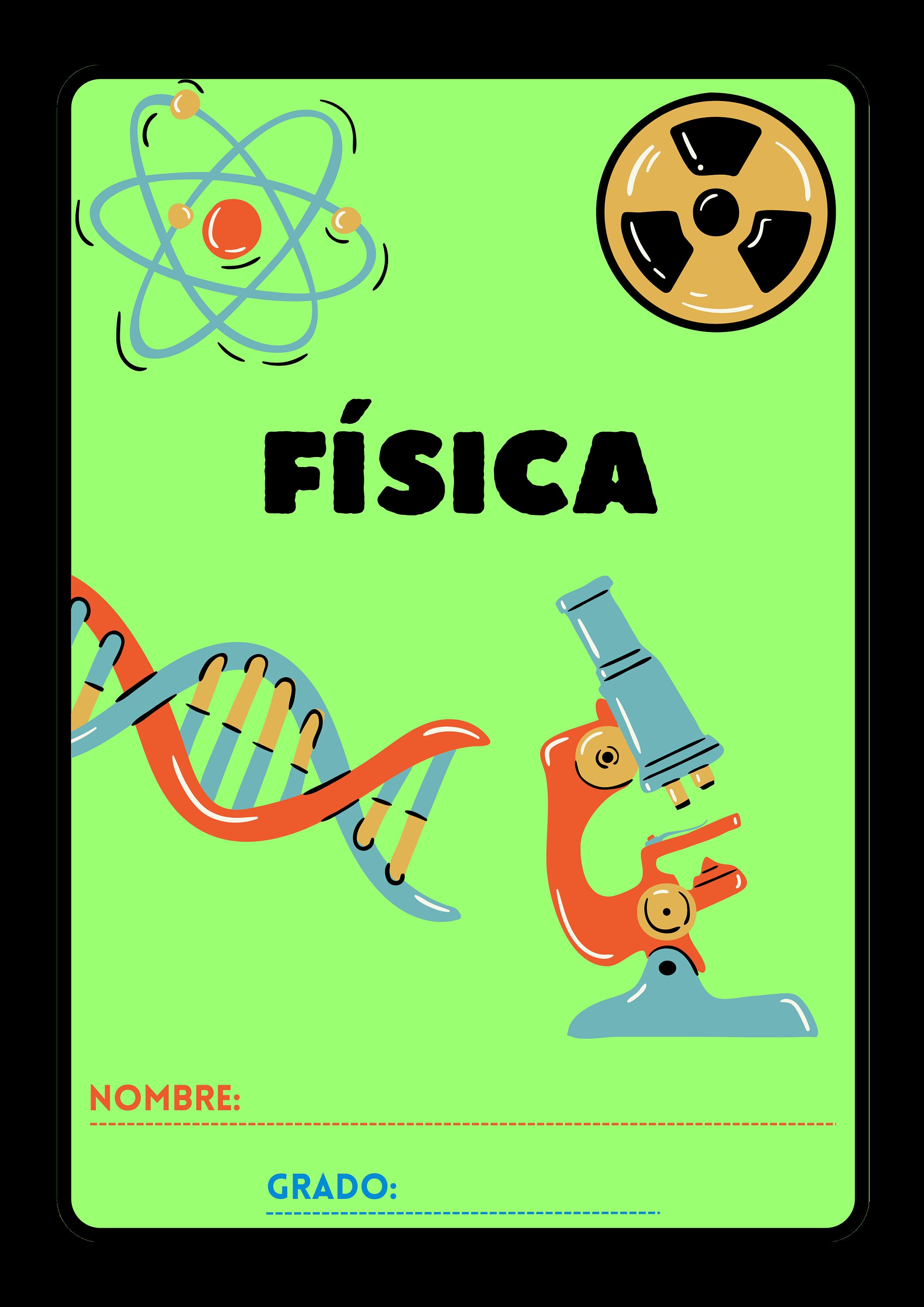 Caratulas Escolares Básicas. Educación Primaria. - Etsy