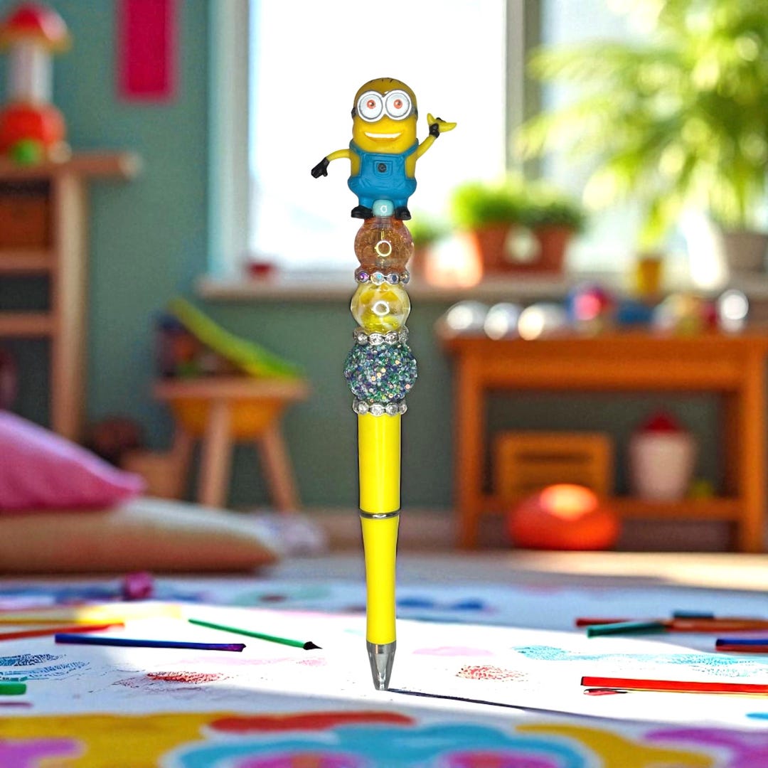 Minion From Despicable Me Beaded Pen - Etsy