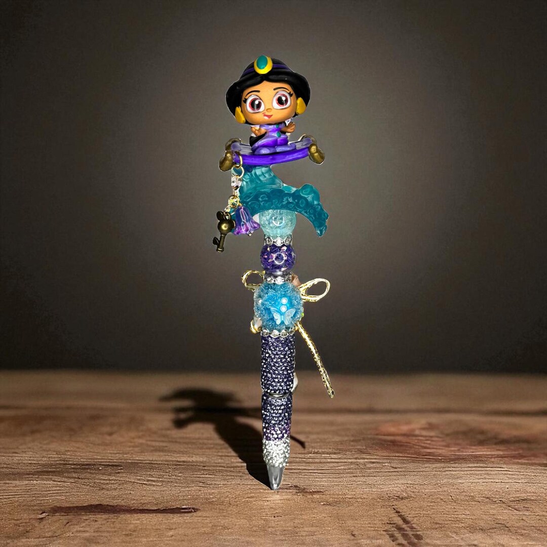 Jasmine From Aladdin Character Beaded Pen - Etsy