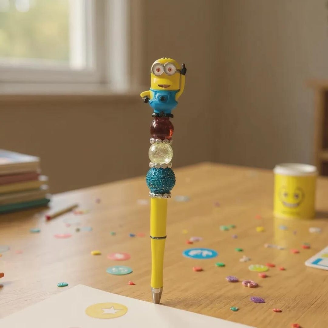 Minion From Despicable Me Beaded Pen - Etsy
