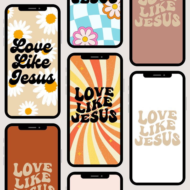 15 Retro Christian Phone Wallpapers/backgrounds - Etsy