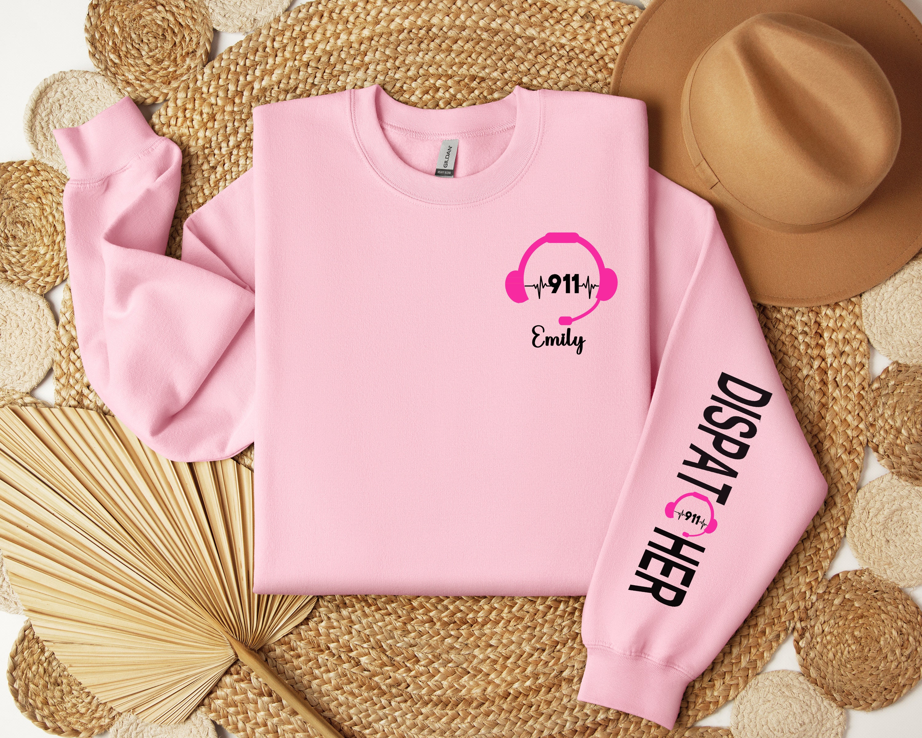 Personalized 911 Dispatch Sweatshirt, Custom Dispatcher Shirt ...