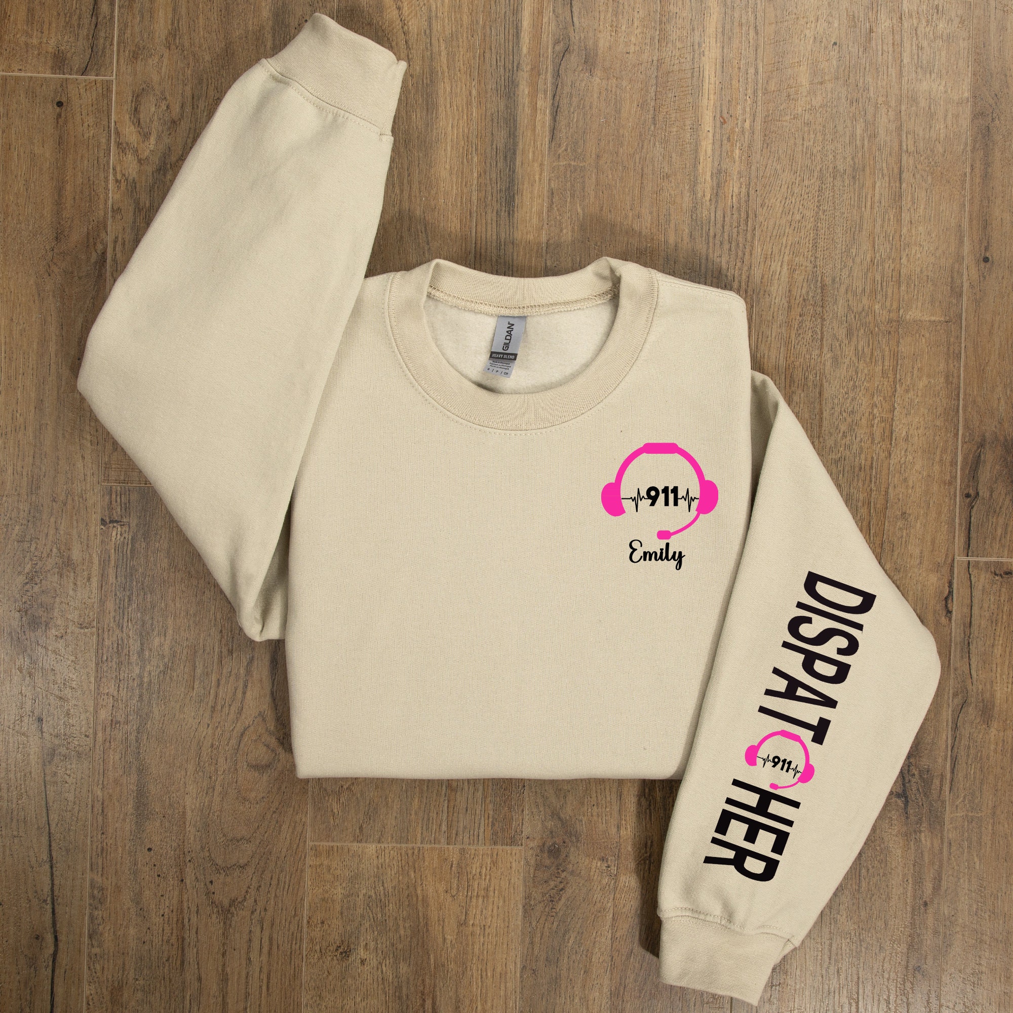 Personalized 911 Dispatch Sweatshirt, Custom Dispatcher Shirt ...