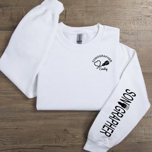 Sonographer Sweatshirt, Ultrasound Technologist Hoodie, Sonography Tech ...
