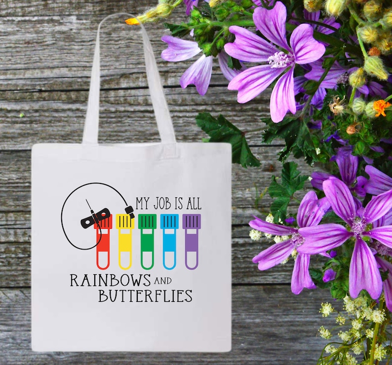 Phlebotomist Tote Bag, Phlebotomy Canvas Bag, Gift for Phlebotomist ...