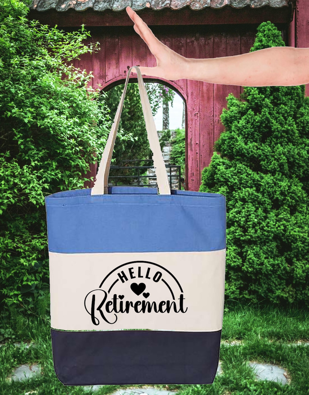 Hello Retirement Bag, Retirement Gift Bag, Retired Gift İdeas, Retired ...